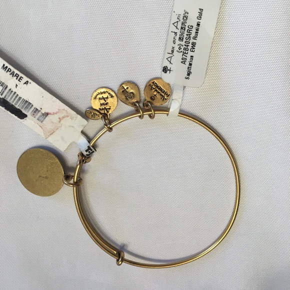 Alex and Ani | Jewelry | Alex Ani Sagittarius Russian Gold Energy ...